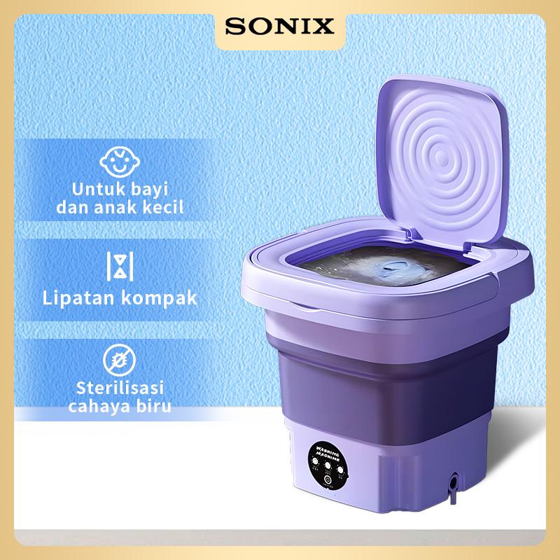 Sonix Mini Portable Folding Mesin Cuci SWM01 Fully Automatic Mother ...