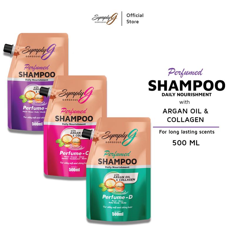 Symply G Perfumed Shampoo w/ Argan Oil and Keratin 500ML - TikTok Shop ...