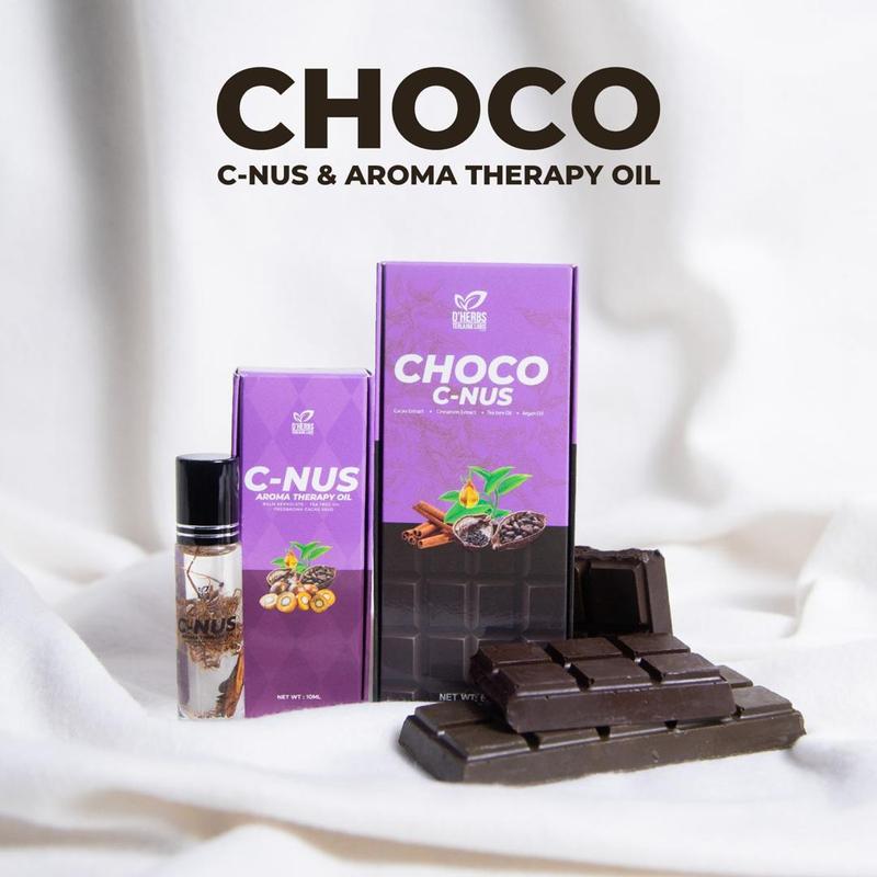DHERBS CHOCO C-NUS & AROMA THERAPHY OIL COMBO SET - TikTok Shop Malaysia