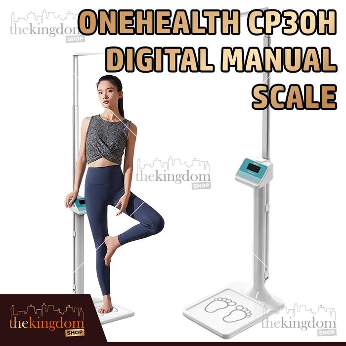 Promo Onehealth CP30H Height and Digital Weight Scale Manual Timbangan ...