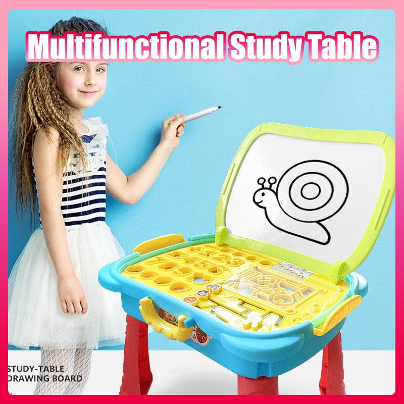 Multifunctional Study Table Whiteboard Children Table For Kids - TikTok ...