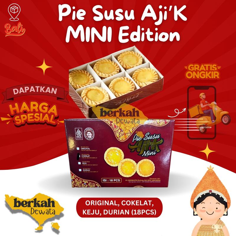 Pie Susu Ajik Krisna Mini Edition Oleh Oleh Khas Bali Asli - Shop ...