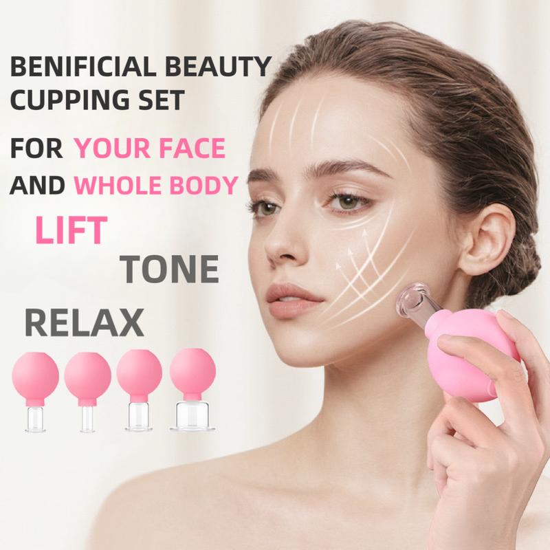 Facial Cupping Therapy Set Vacuum Cupping Cups Set Rubber Anti - TikTok ...