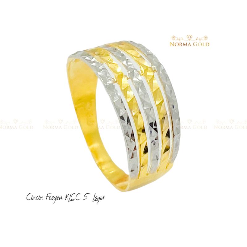 NORMAGOLD Cincin Fesyen KLCC 2C [C] (EMAS 916) Birthday - TikTok Shop ...