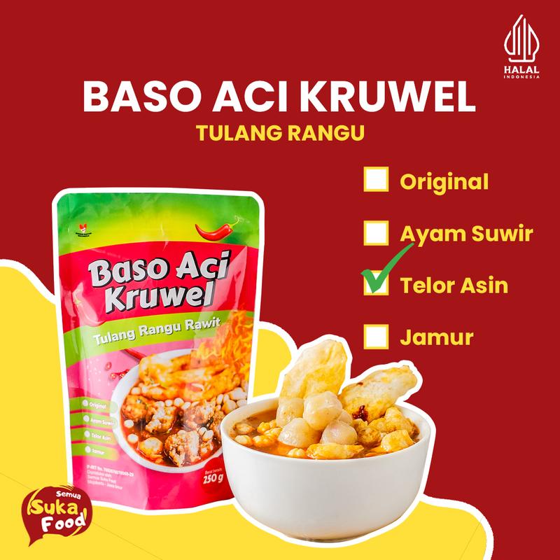 Baso Aci Kruwel Telor Asin - Baso Aci Kenyal Gurih - Semua Suka - Shop ...