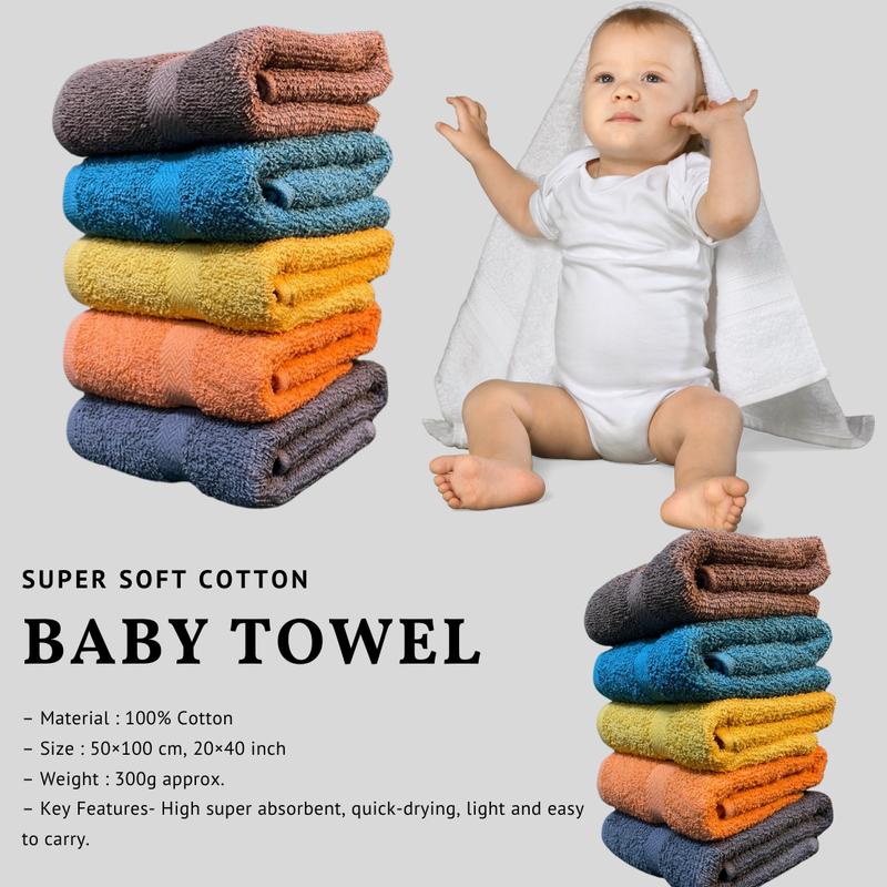 Tuala Mandi Bayi 50×100 Cm (20×40 Inci) 100%Air Penyerap Kapas - TikTok ...