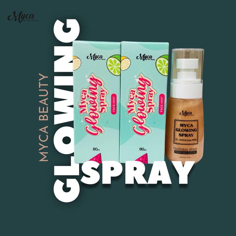 Facemist glowing spray Myca Makeup Setting - TikTok Shop Malaysia