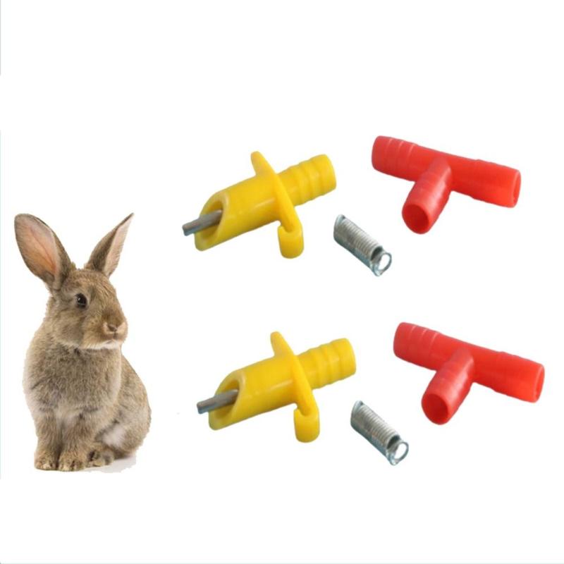 5 Sets Pet Supplies Automatic Rabbits Drinker Nipple Plastic - TikTok ...