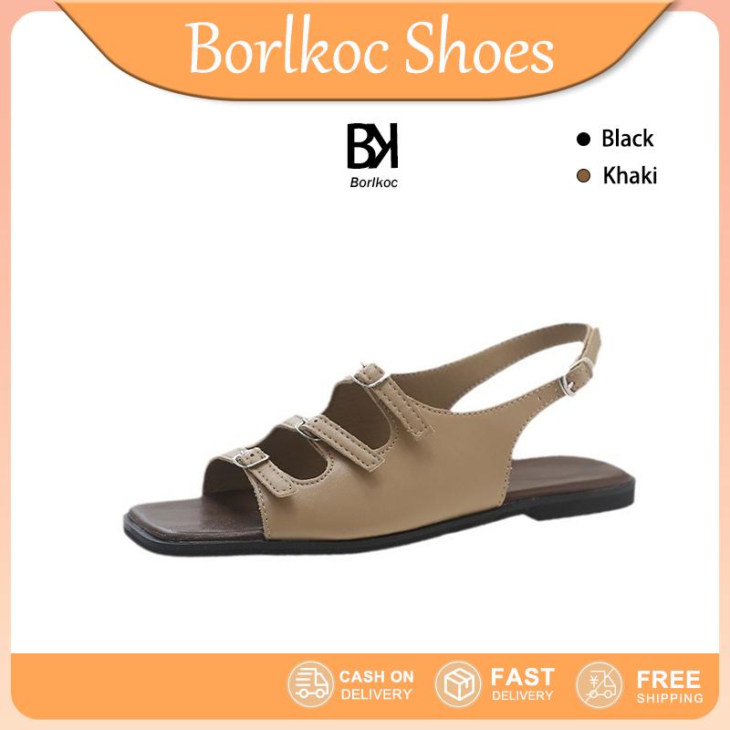 Sandal Bertali untuk Wanita, Tanpa Tumit, Gaya Selipar, Kasu - TikTok ...