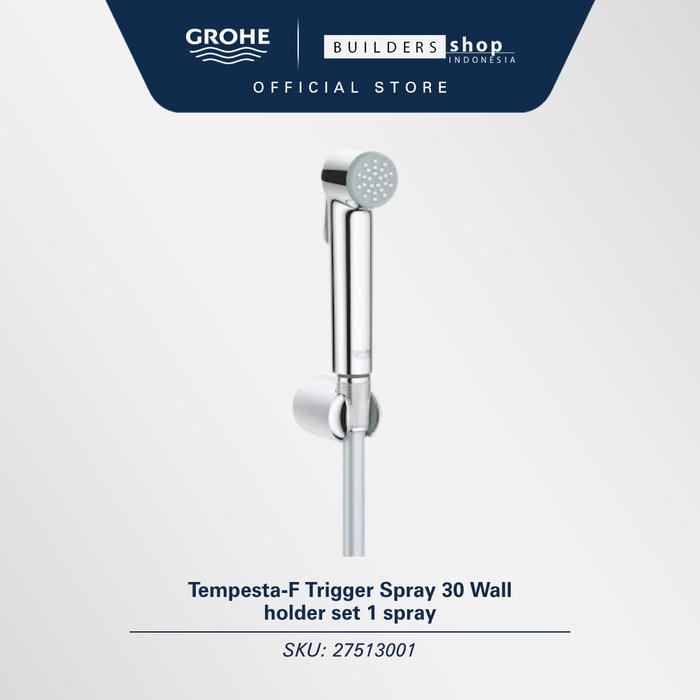 Promo GROHE 27513001 - Tempesta-F Trigger Spray 30 Wall holder set 1 ...