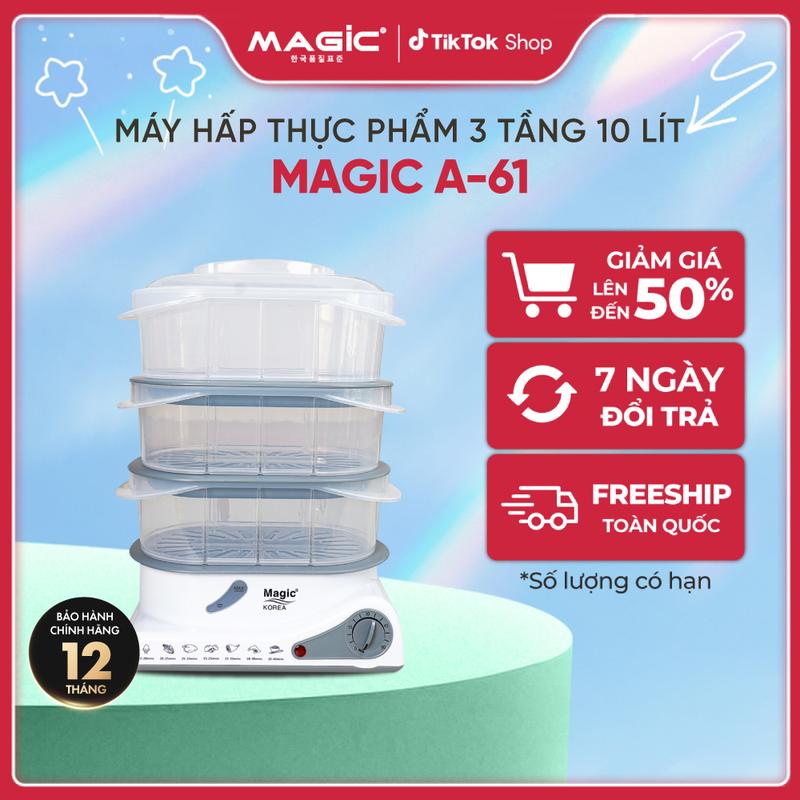 Nồi Hấp Thực Phẩm 3 Tầng Magic Korea A-61, Dung Tích 10,5L D - TikTok ...