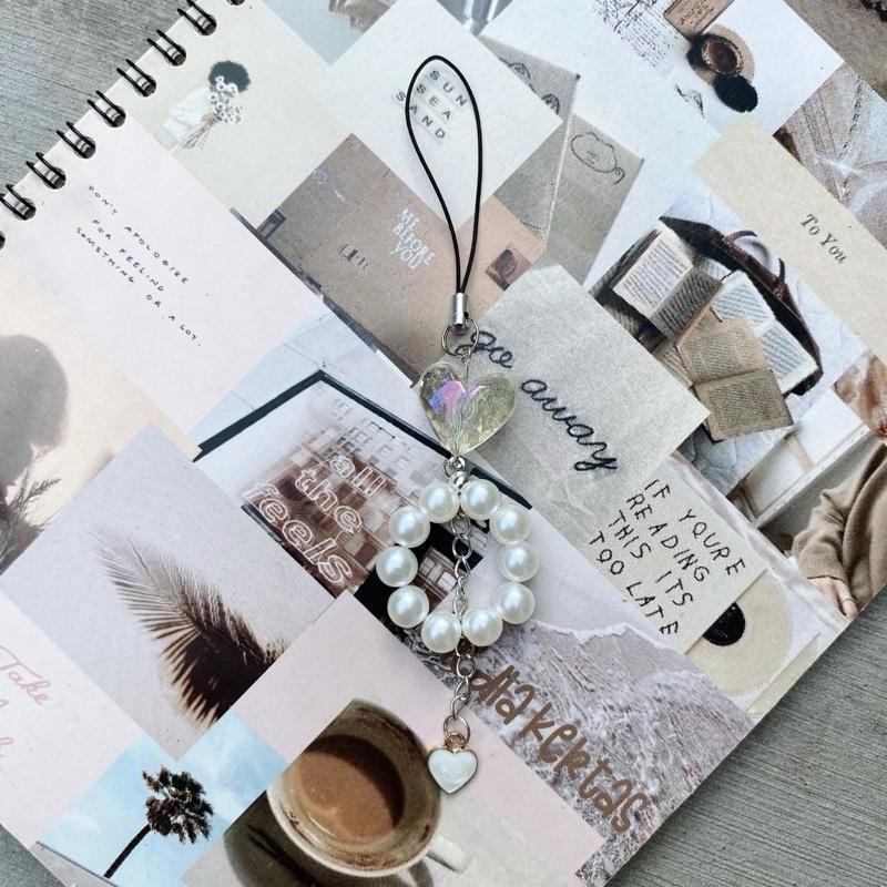 floweryfi - (001) Strap Hp Aesthetic / Tali Hp Mutiara / Gantungan Hp ...