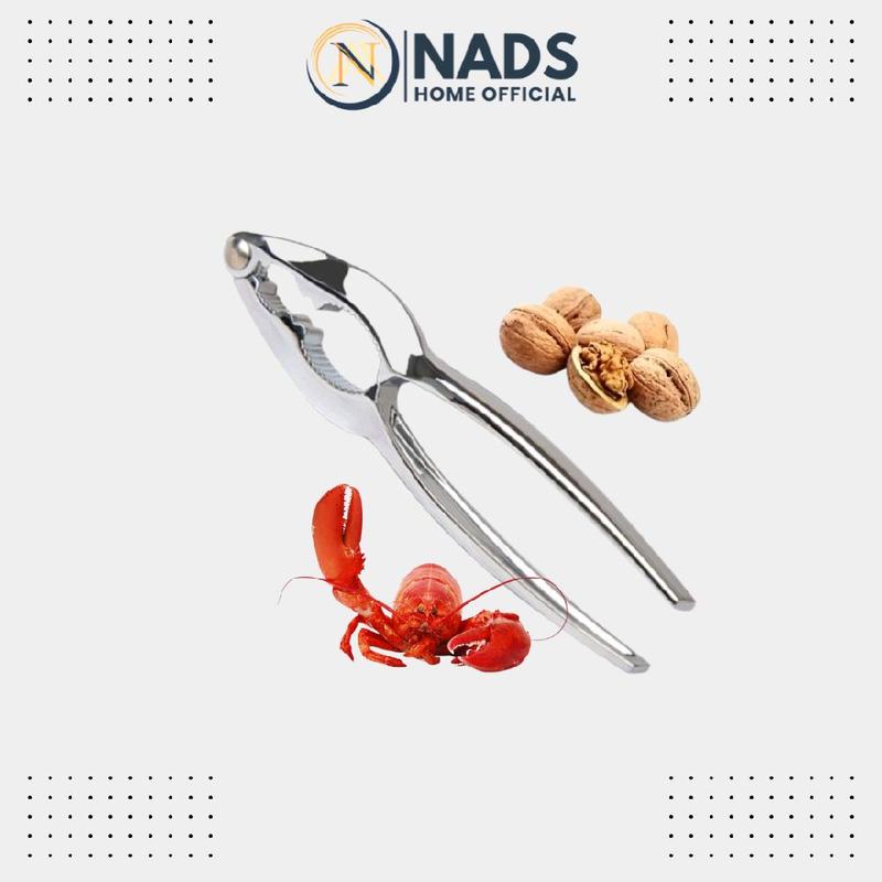 Tang Pemecah Kepiting Lobster Alat Penjepit Walnut Kacang Stainless ...