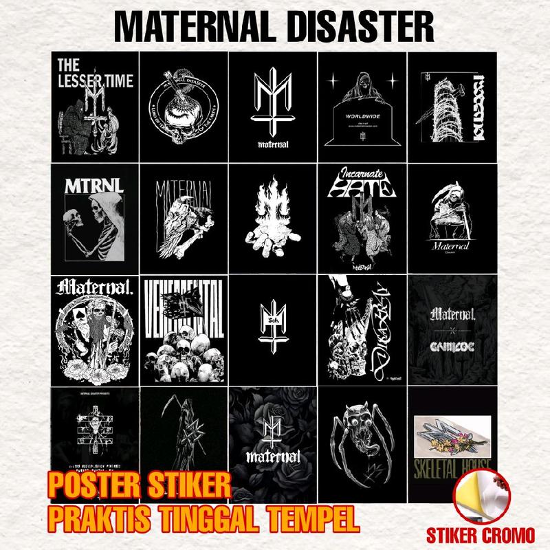 POSTER STIKER MATERNAL ISI 24 LEMBAR TINGGAL TEMPEL - Shop | Tokopedia