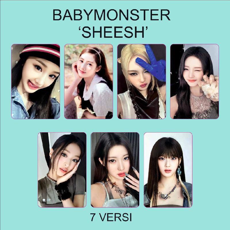 Babymonster Baby Monster Sheesh Babymons7er Photocard Kpop - Shop ...