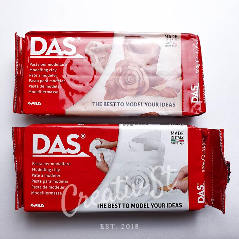 DAS Modelling Clay 500 gr Tanah Liat Air Dry Kerajinan Sculpting - Shop ...