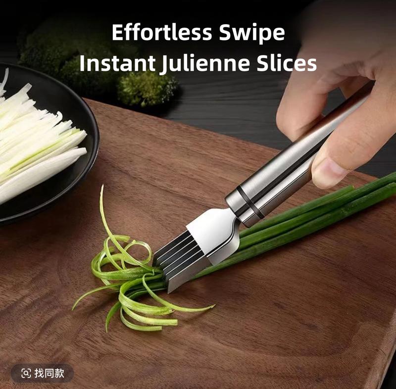 Multi-functional Green Onion Cutter， Stainless Steel Material，Stainless ...