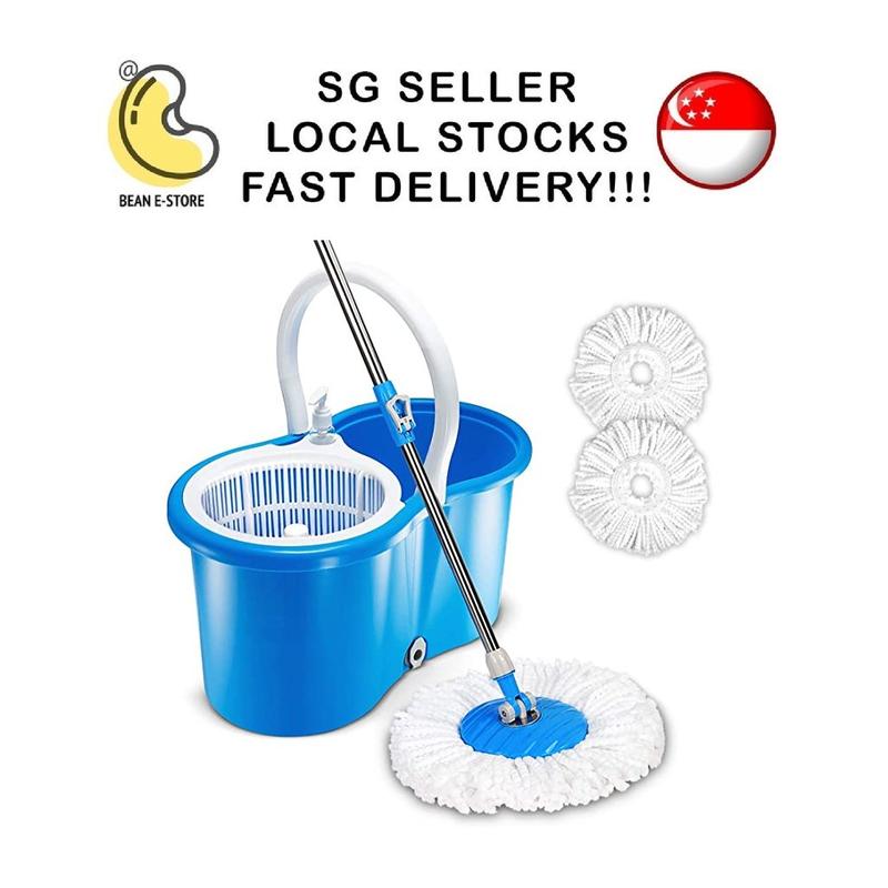 CHEAPEST! Magic Mop Easy Spin 360° Press Mop Bucket Set - Push - TikTok ...