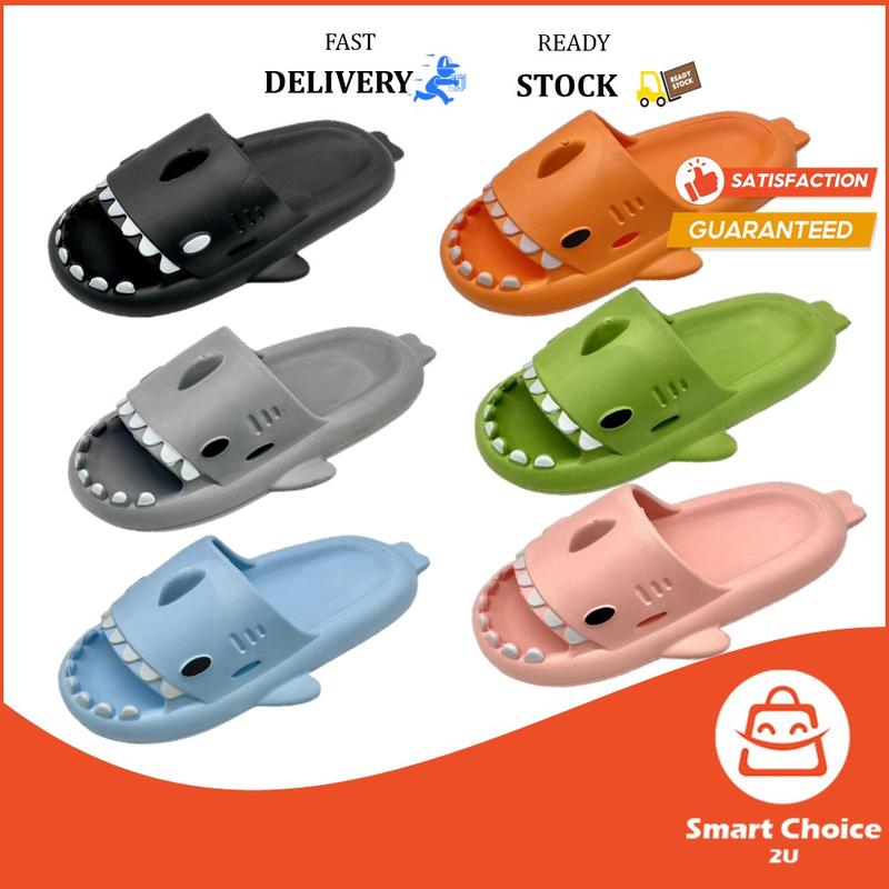 Smartchoice* Selipar Wanita Comel Women Outdoor Shark Cute Design ...