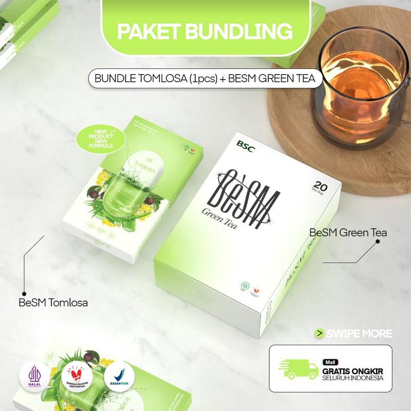 BESM | BESM TOMLOSA 1PC + BESM GREEN TEA PROMO - Shop | Tokopedia