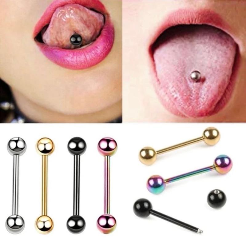 PROMO ANTING TINDIK BARBAL LIDAH PRIA DAN WANITA Earrings Perhiasan ...