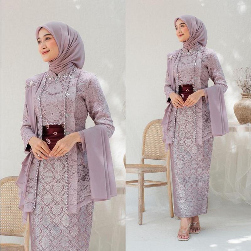 Laksmi Set Kebaya Kutu Baru Wisuda Modern Kebaya Set Tunik Lamaran ...