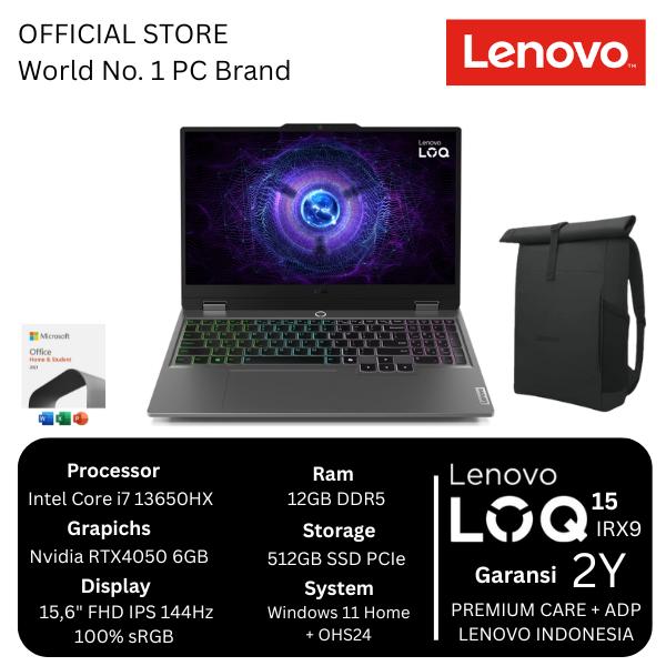 Lenovo LOQ 15 IRX9 i7 13650HX RTX4050 6GB 12GB 512GB FHD144H - Shop ...