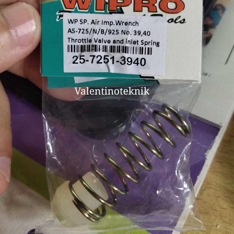 spart part air impact wrench as-725N/as725B/as925 no 39,40 Throttle ...
