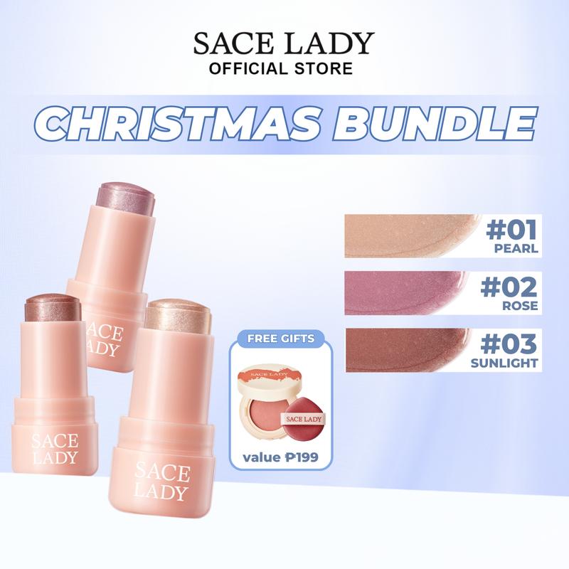 【CHRISTMAS EXCLUSIVE】SACE LADY Jelly Highlighter Stick Cooling - TikTok ...