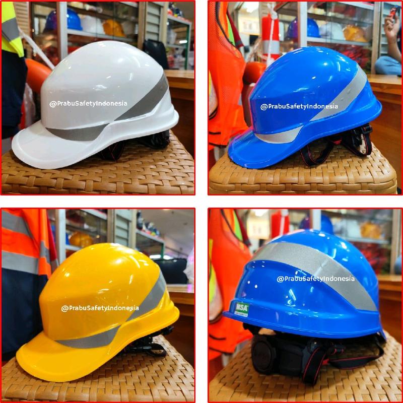 Helm Safety Msa Base Ball Polypropylene Terbaru SNI | Helm Kerja Proyek ...