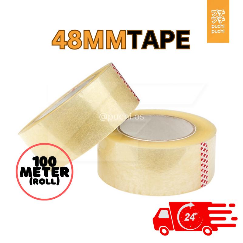 [HIGH QUALITY] 1pcs【48MMx100METER/109YARD】OPP Tape Transparent - TikTok ...