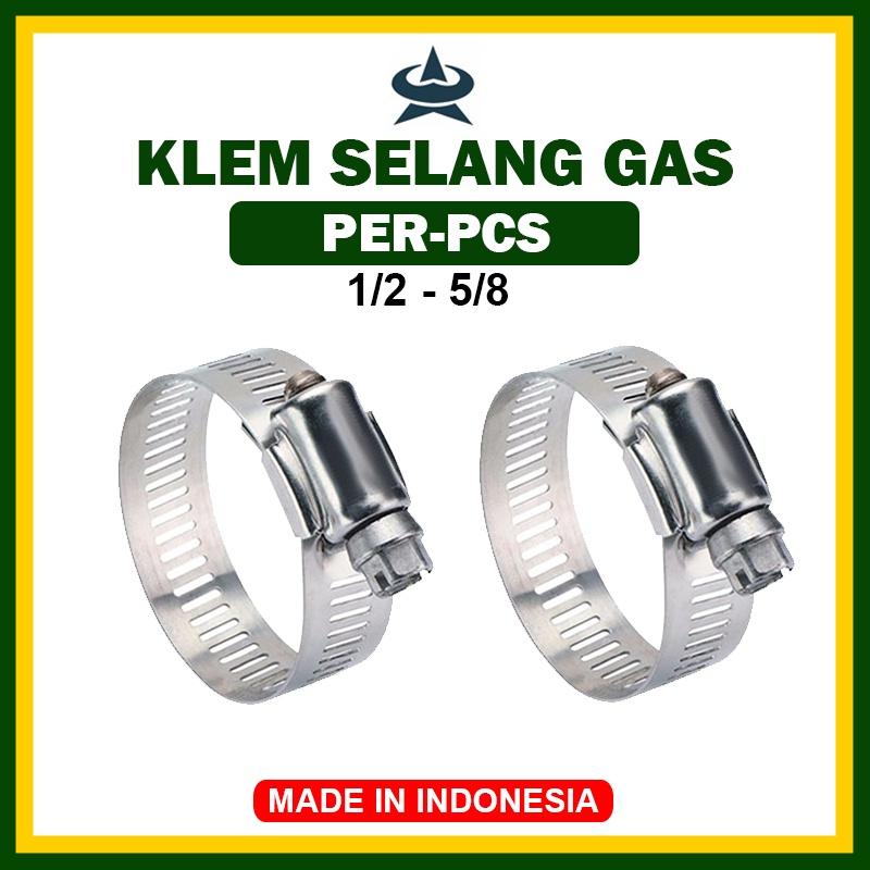 GEMUK Klem Selang Gas/semprotan cuci motor / Klem Gas Stainless - Shop ...