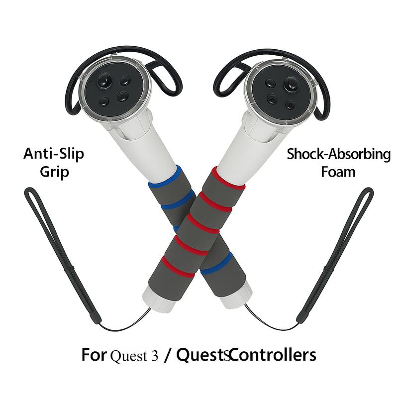 VR Extended Controller Grips for Meta Quest 3/3S – Comfortable Anti ...