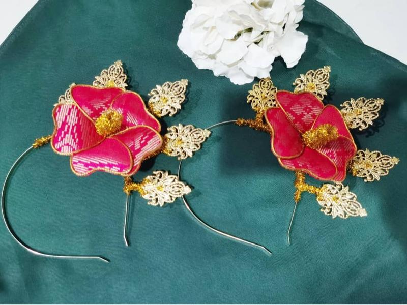 (KB2767) SANGGUL LINTANG 2 BUNGA CEKAK KLASIK TRADISIONAL KHAWIN ...