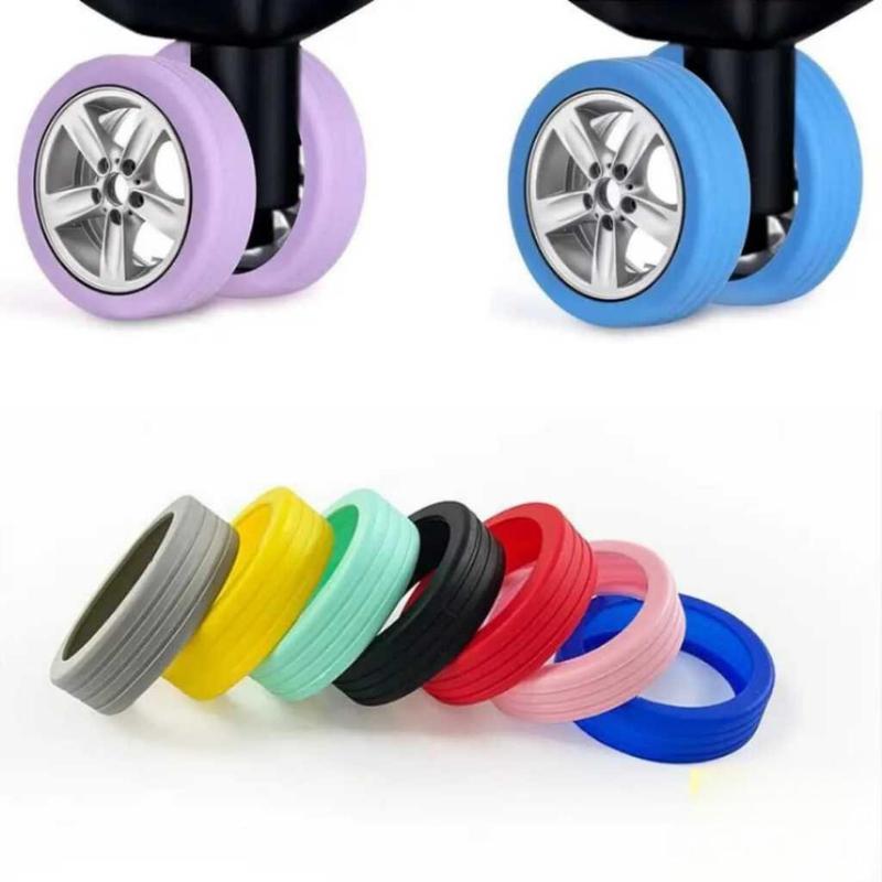 Silikon pelindung Roda Koper Isi 8Pcs Universal Silikon Pelindung ...