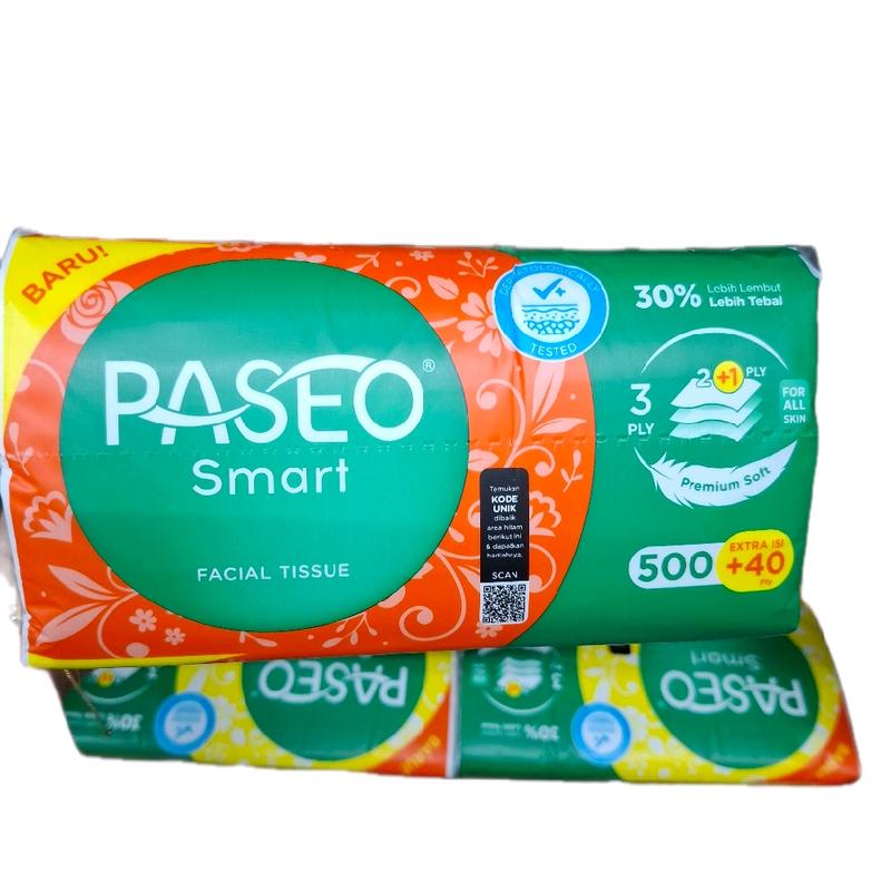 Tisu Paseo Smart 500+40 Sheet - Tisu Facial wajah Tissue - Shop | Tokopedia