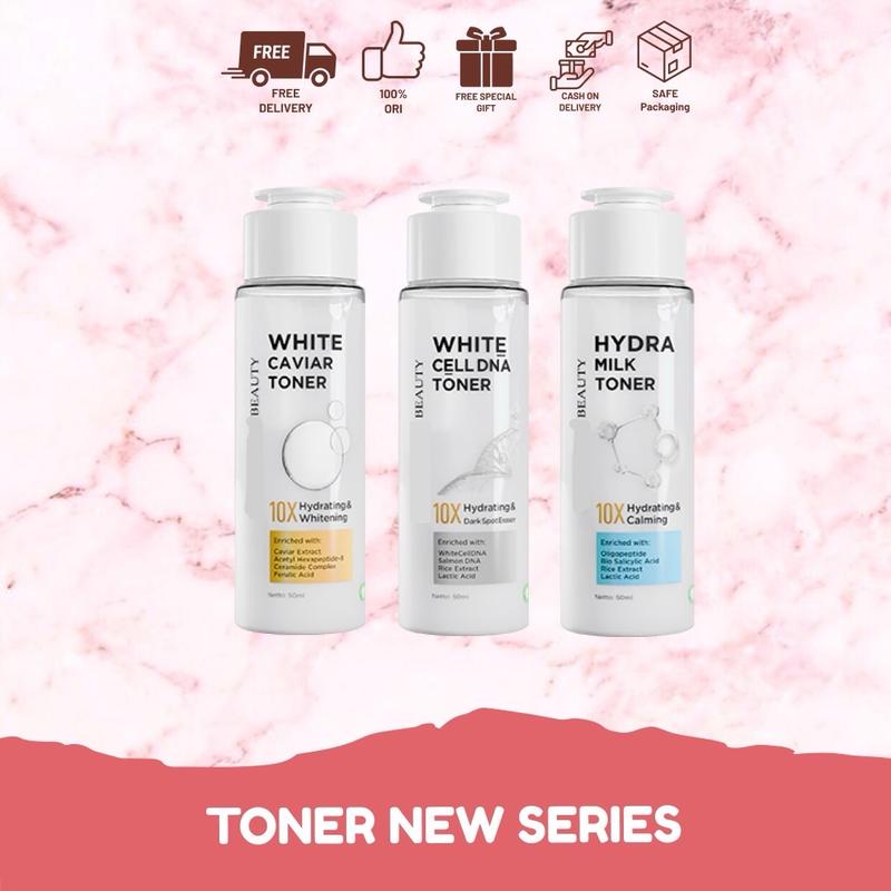 MS GLOW TONER NEW SERIES - Hydra Milk Toner - White Cell Dna - Shop ...