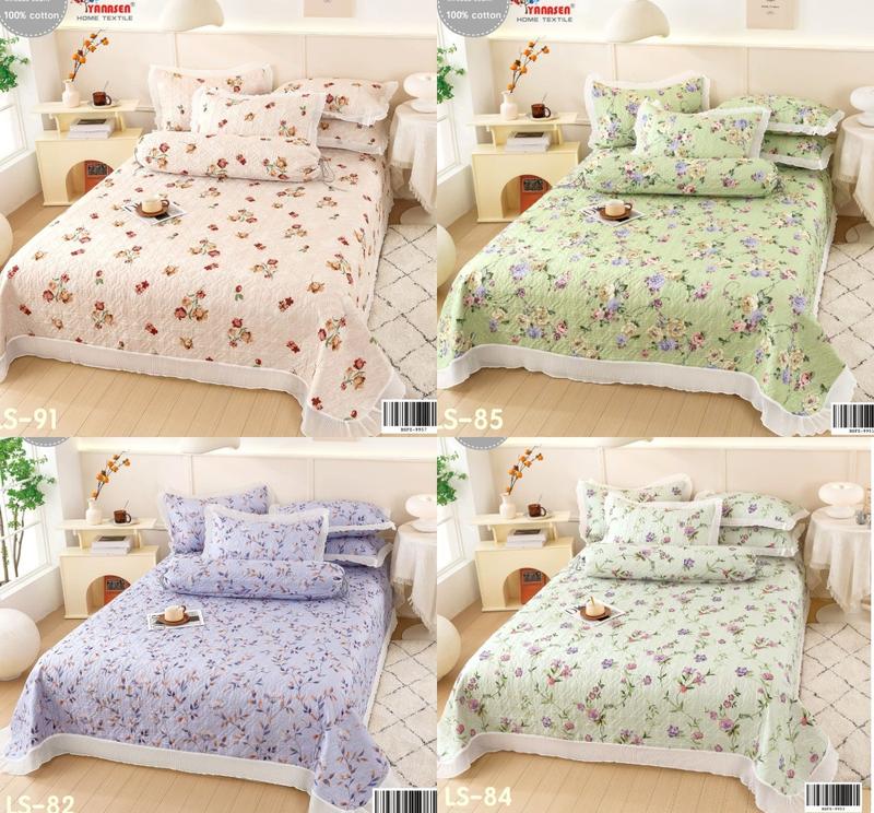 Cadar Ropol Patchwork 3 in 1 Queen King Pastel - TikTok Shop Malaysia