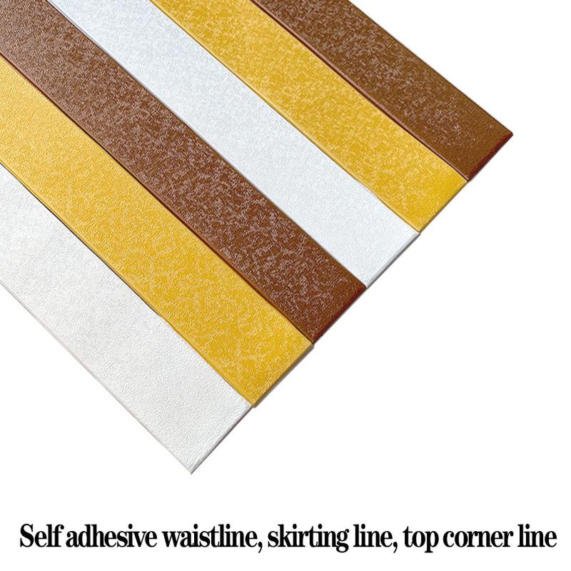 200cm×8cm Self adhesive wall edge banding waterproof waistline - TikTok ...