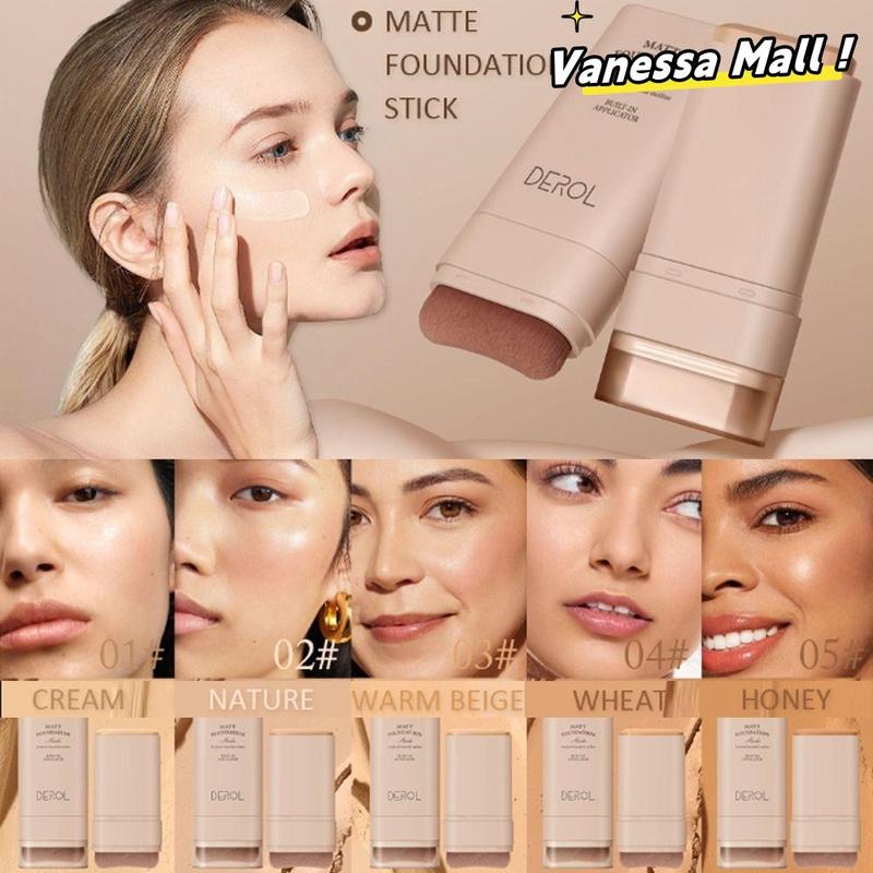 Highly Malleable Matte Foundation Stick New Velvet Long-lasting ...