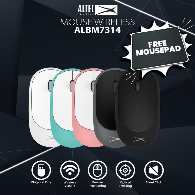 Altec Lansing Mouse Wireless ALBM7314 for PC/Computer - Shop | Tokopedia
