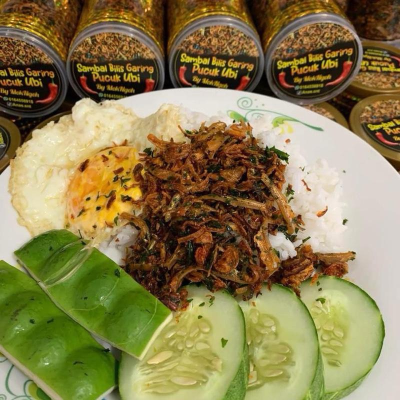 SAMBAL BILIS GARING PUCUK UBI KAYU SAMBAL RANGUP READY TO EAT-Bilis ...