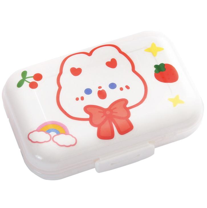 Tempat Supplement Kotak Obat Mini Portable Transparan Aesthetic - Shop ...