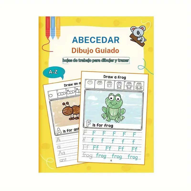 Libro de trazos de 32 páginas, cuaderno de práctica de escritura del ...
