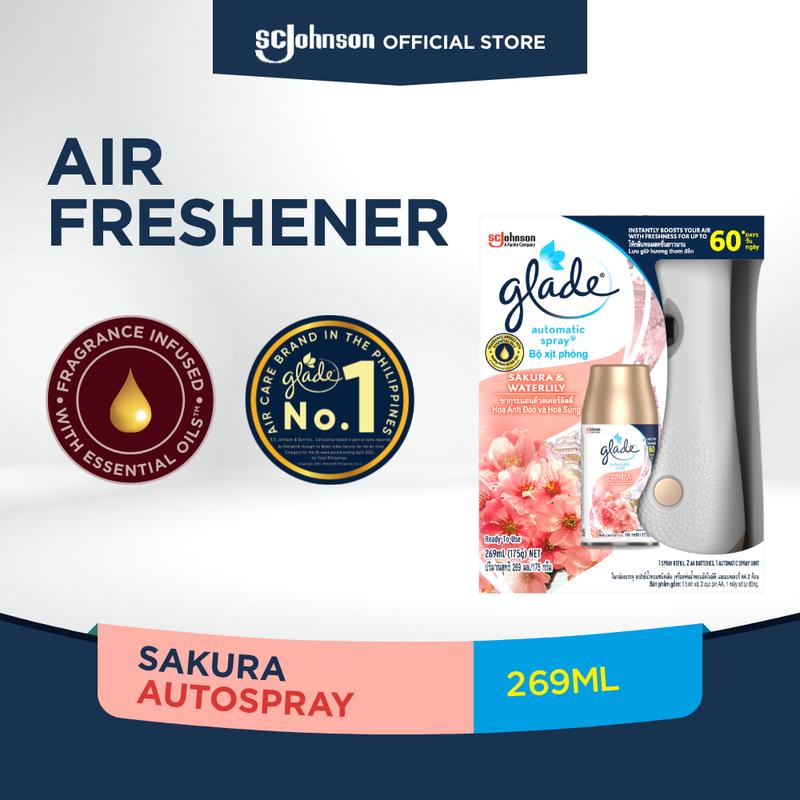 Glade Automatic Spray Primary - Sakura & Waterlily 269ml - TikTok Shop ...