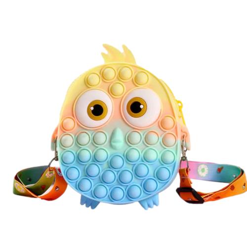 (CLEARANCE) POP IT Backpack Fidget Toy Boys Girls Bookbag Rainbow ...