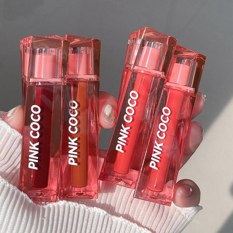 Pengilat Bibir Cermin Kaca, COCO Merah Jambu, Jelas dan Sejuk, - TikTok ...