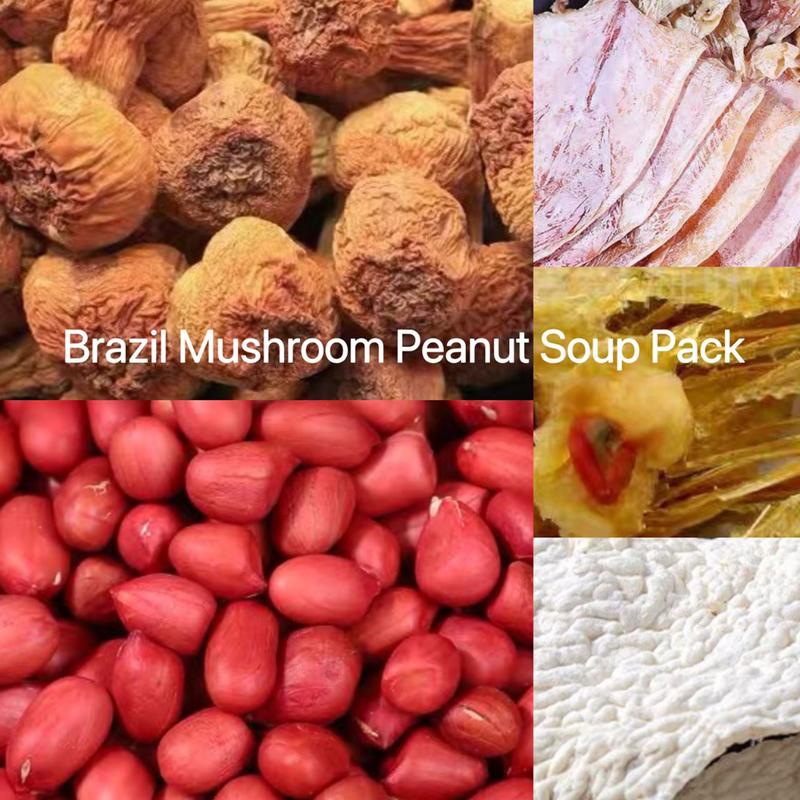 Brazil Mushroom Ming Mu Fish Peanut Cuttlefish Soup Pack/4pax - TikTok ...