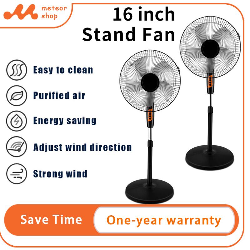 Stand Fan 16 inch Floor Fan Home Office Shaking Head Vertica - TikTok ...