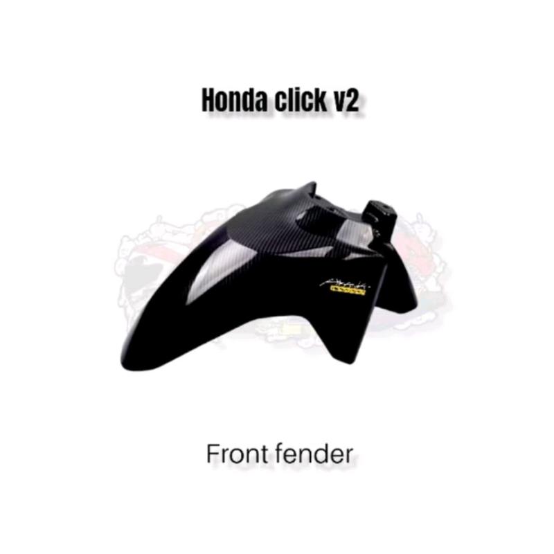 HONDA CLICK V2 HYDRO DIP CARBON FRONT FENDER - TikTok Shop Philippines